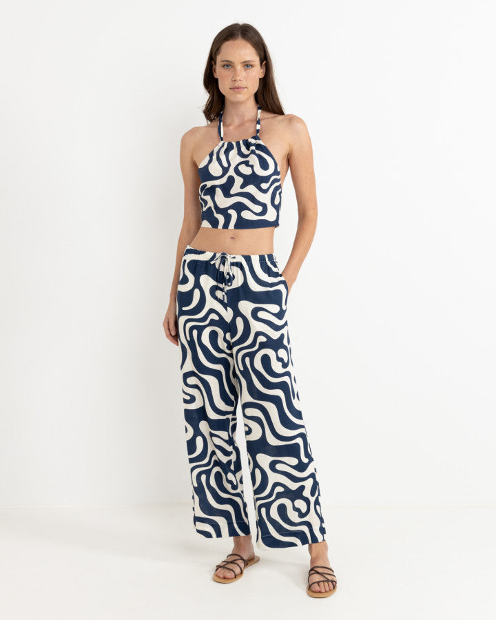 WAVERLY DRAWSTRNG PANT INK – Inguz Culture